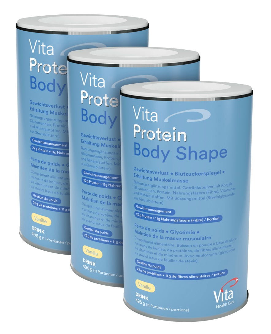 Vita Protein Body Shape tub, three-pack